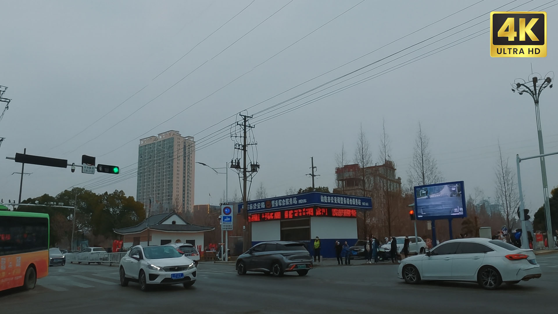 Ordinary City Walk in Xiantao Area – China 4K