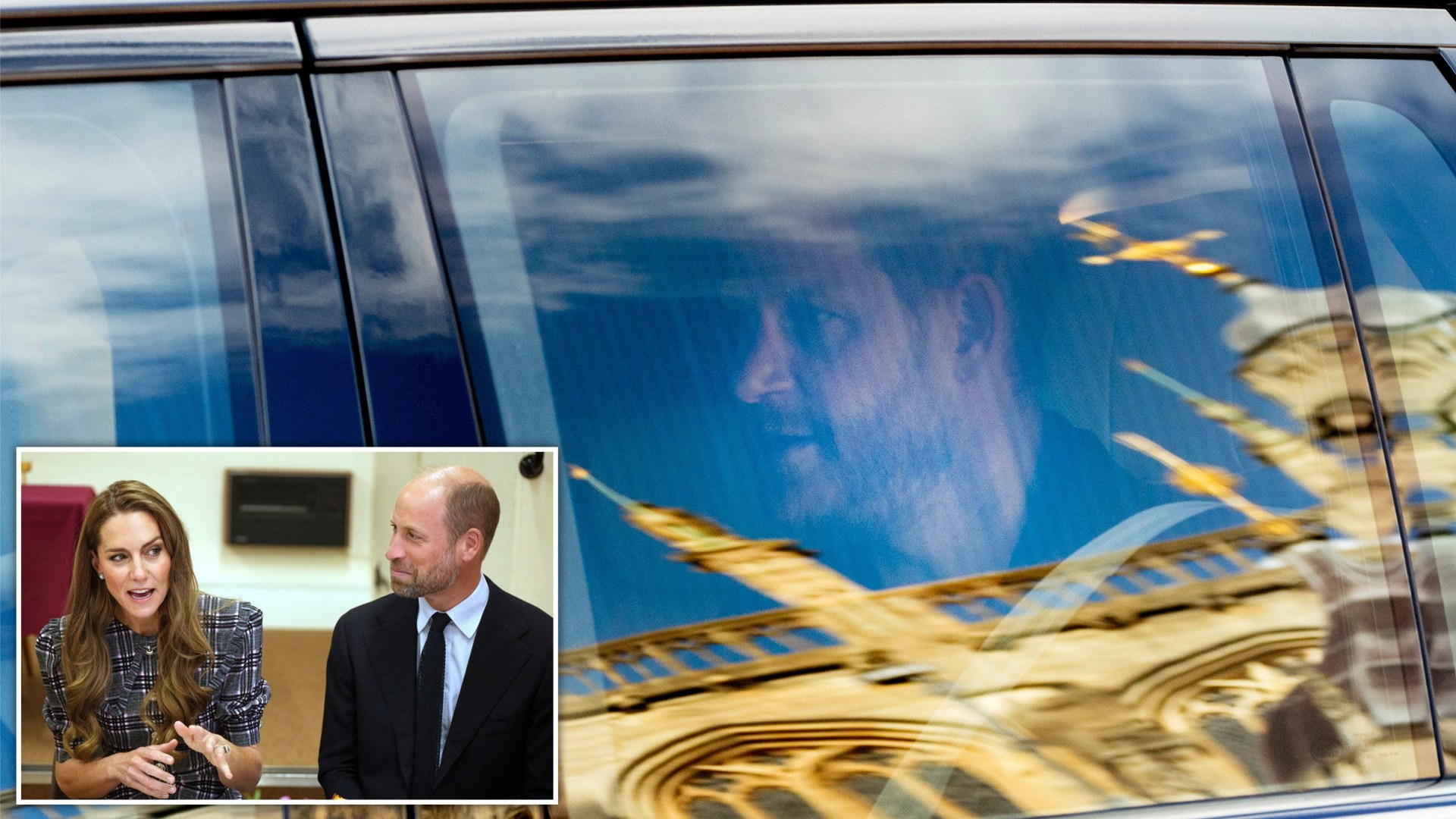 Prince Harry pays respects at late Queen's grave
