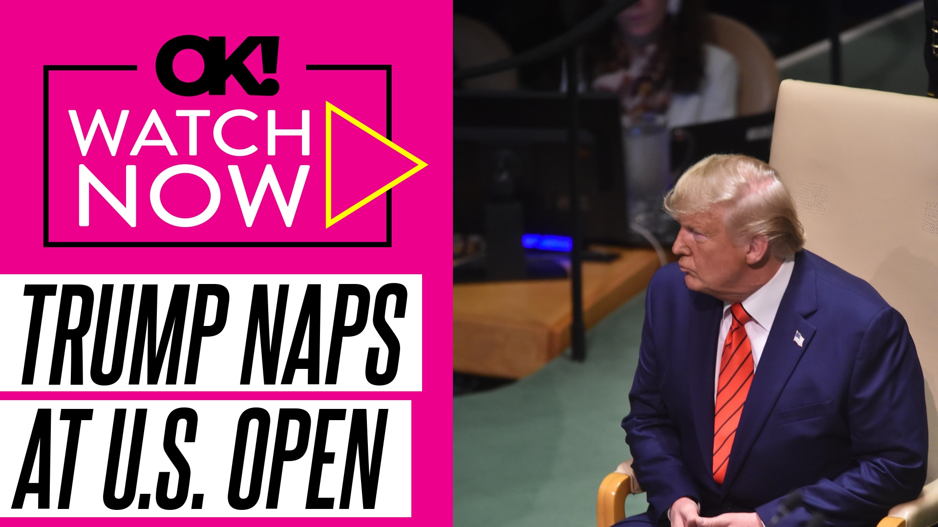 Sleepy Donald Trump Is Back! President, 79, Snoozes During U.S. Open as ...