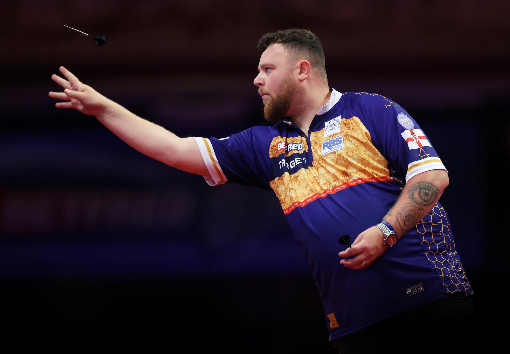 Josh Rock declares 'I'm starting to be a proper dart player now' after ...
