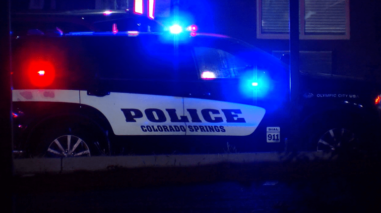 Police cruiser hit by car at crash scene on I-25: CSPD
