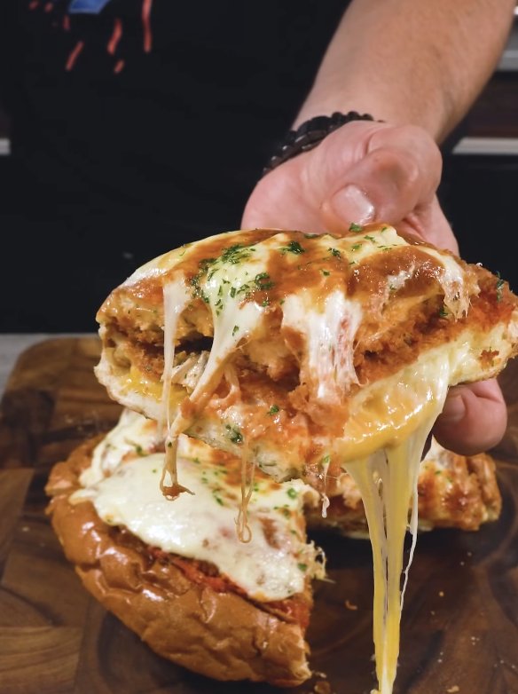 Chicken Parm Grilled Cheese