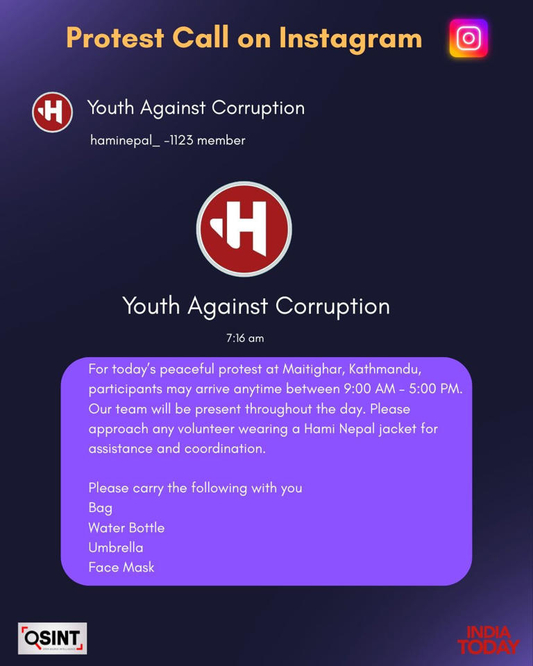 Who are the organisers of Nepal's massive Gen Z protest?