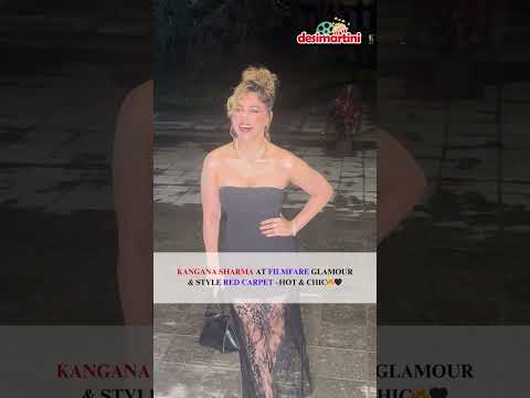 Kangana Sharma at Filmfare Glamour & Style red carpet Hot & chic