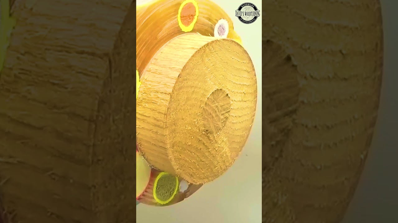 What Happens When You Put Golf Balls on a Woodturning Lathe? ASMR