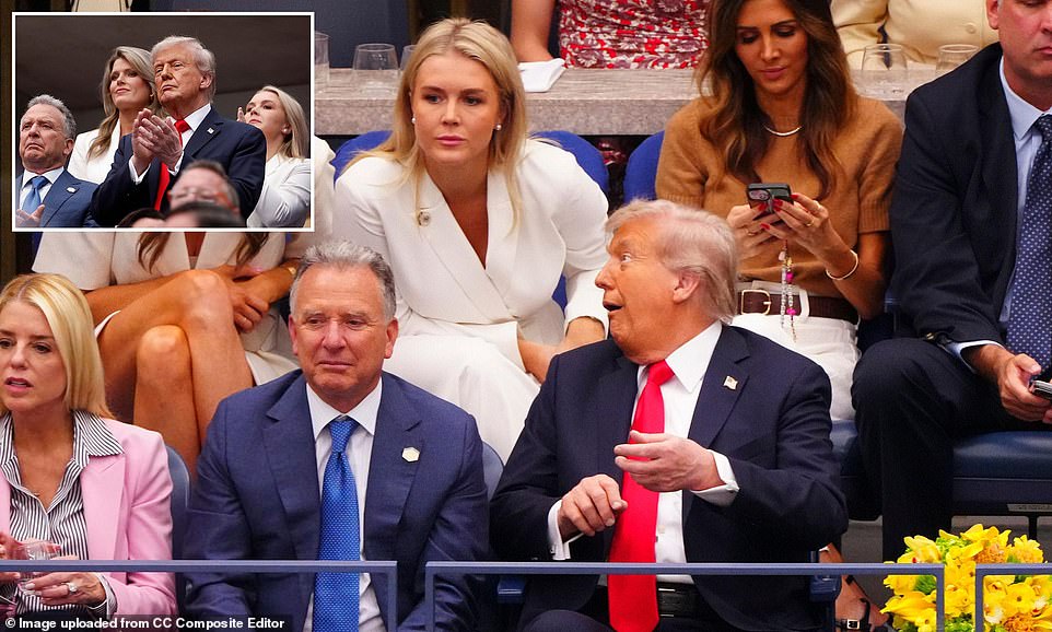 White House reveals tablet in Trump's mouth at US Open