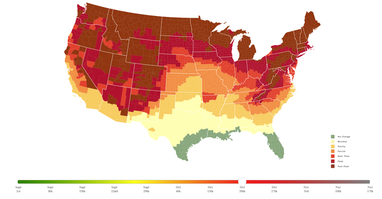 2025 fall colors in Michigan: Foliage map, timeline for changing leaves