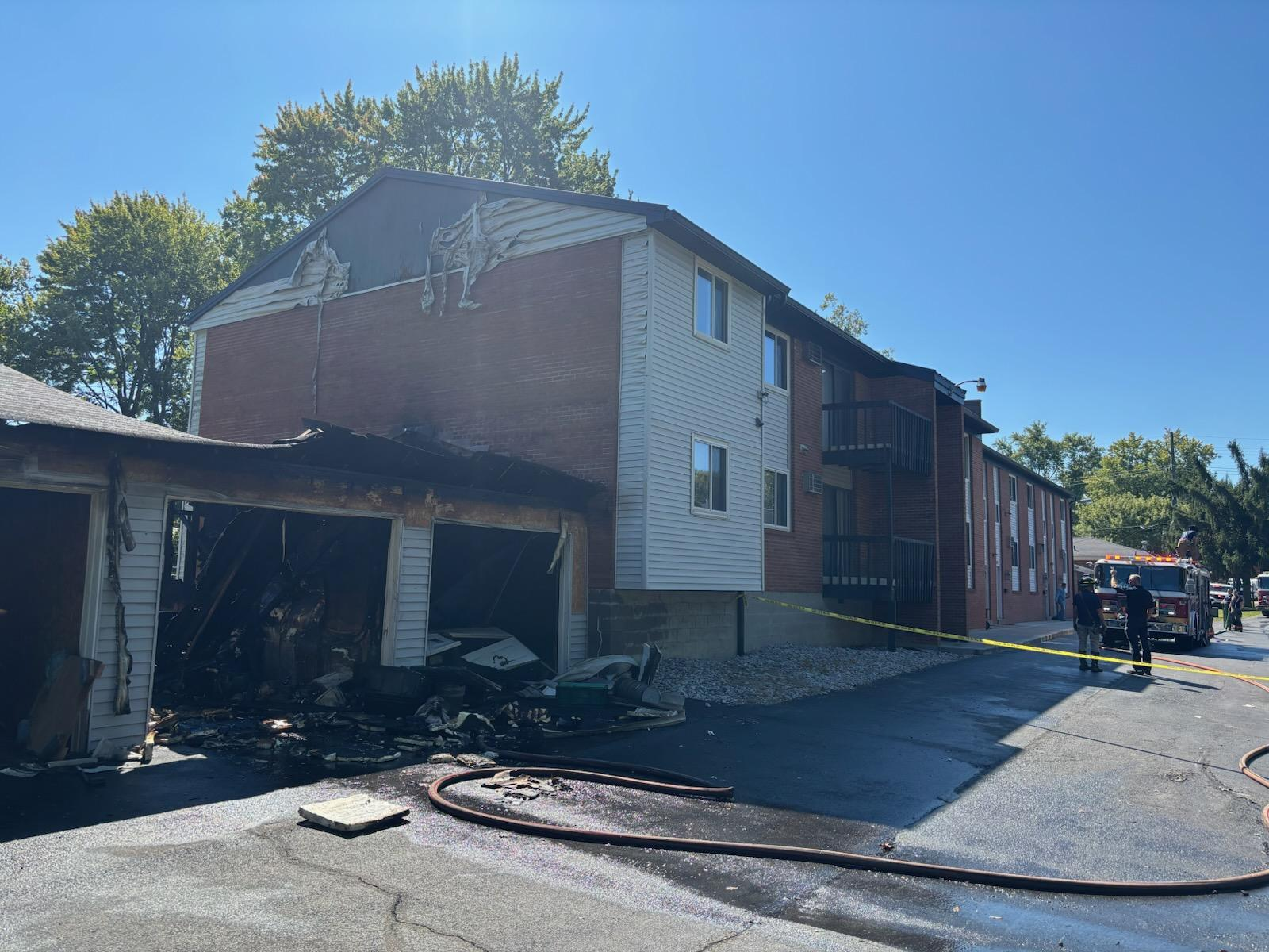 Officials: Cause of garage fire in Colerain Township under investigation
