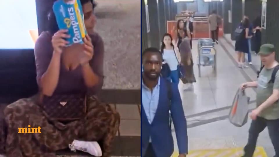 Viral video: Young woman ‘begs’ at train station in Canada; social ...