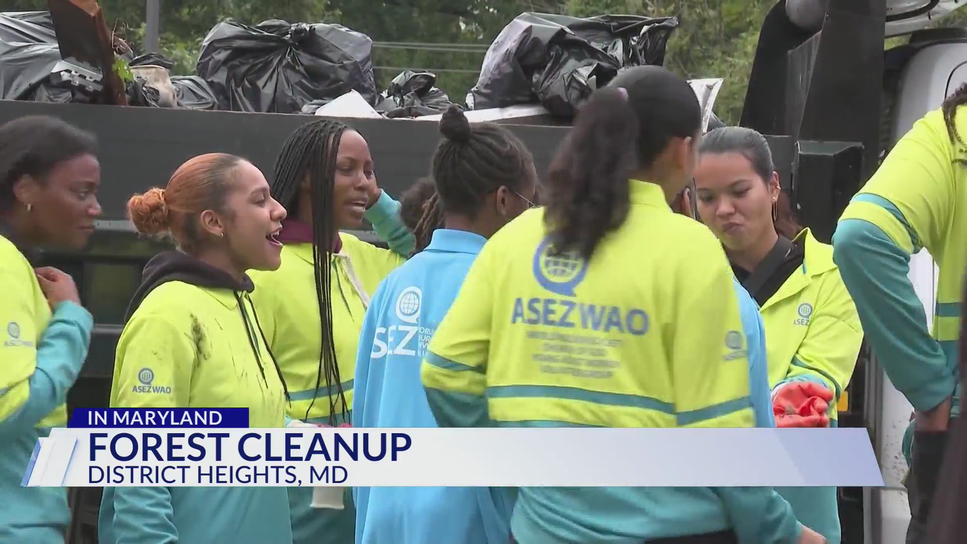 District Heights Community Comes Together for Forest Cleanup