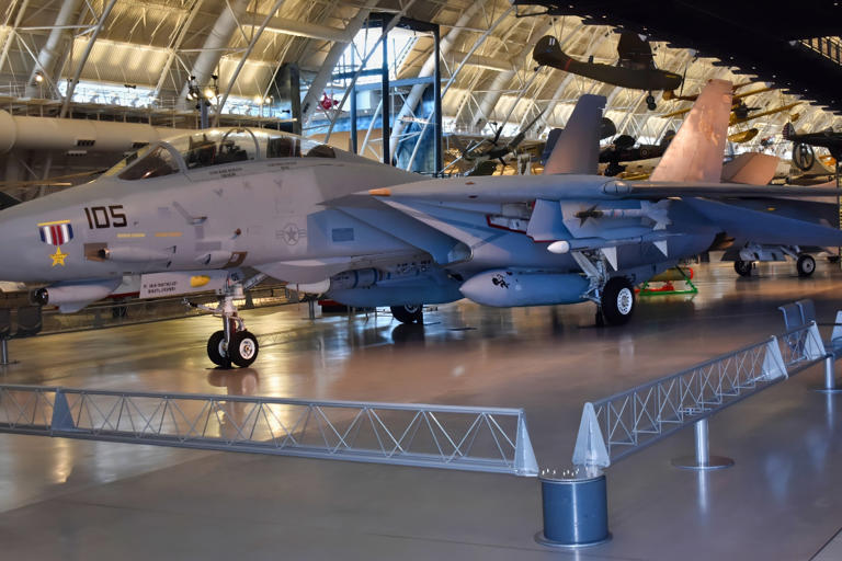 The F-14D Super Tomcat fighter has a message for the US Navy