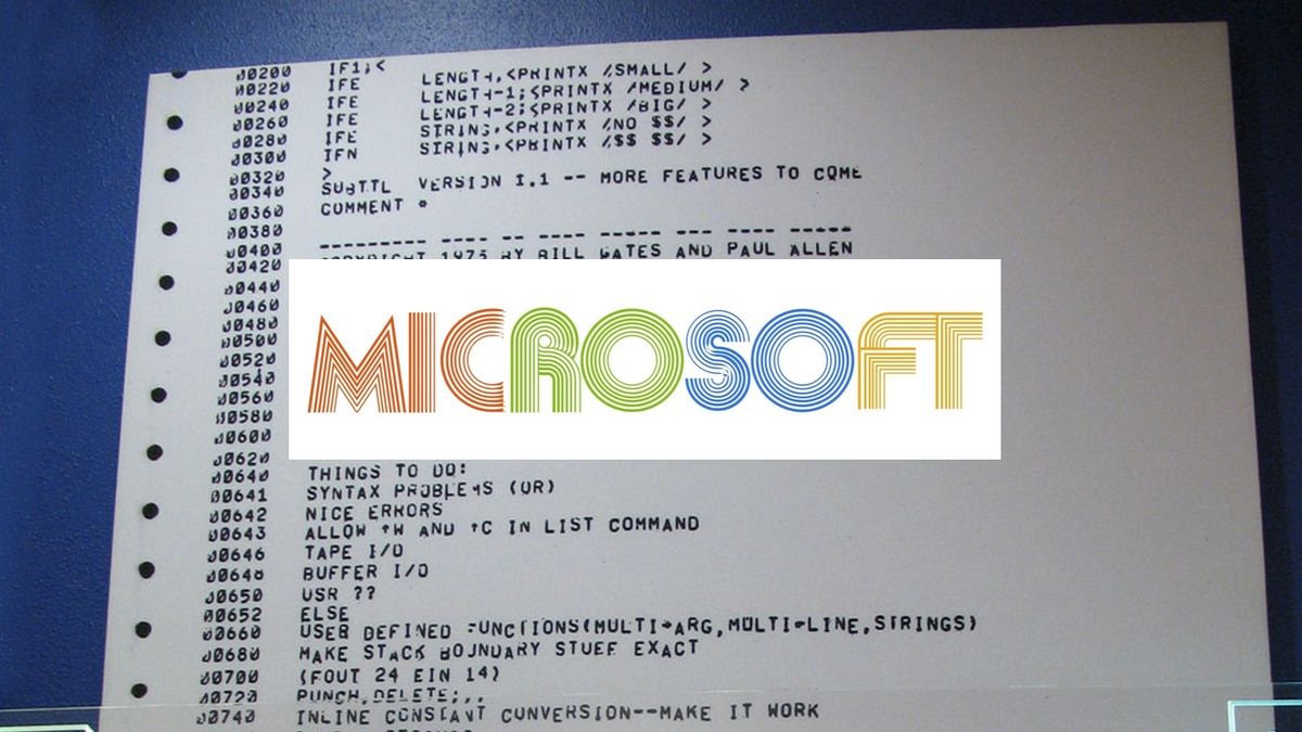 Microsoft libera el código del mítico Microsoft BASIC de 1978, creado ...