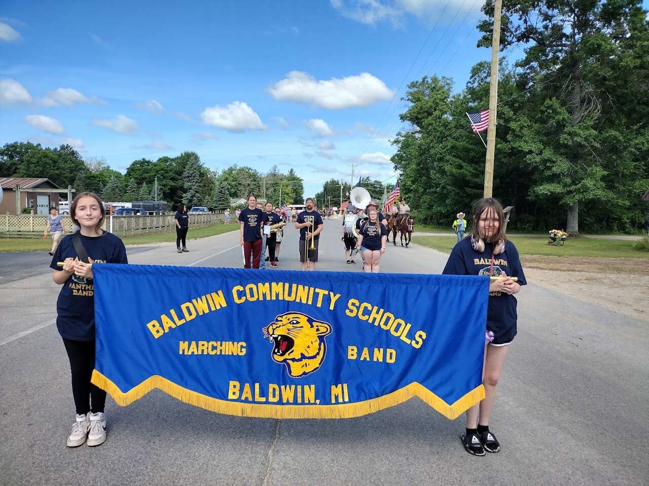 Baldwin school band doubles band camp attendance