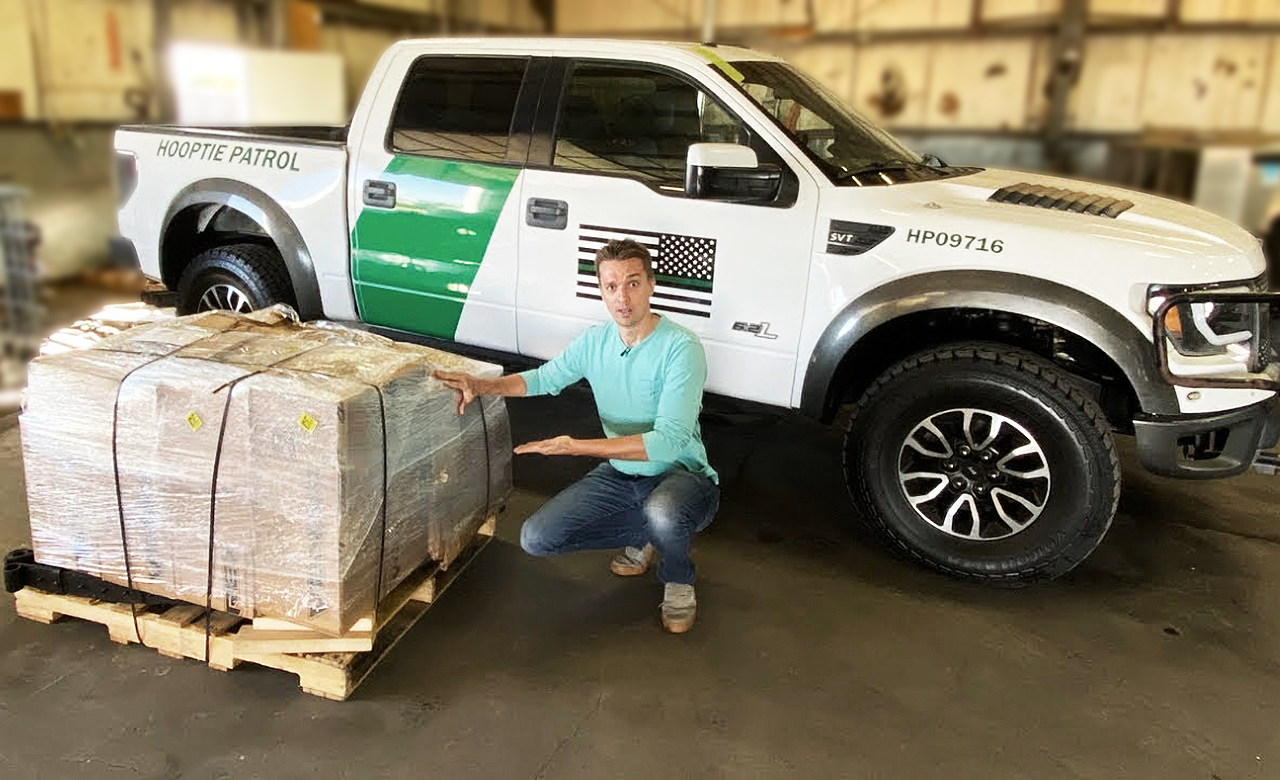 Unboxing a Massive Mystery Box of Parts for My Border Patrol Ford Raptor