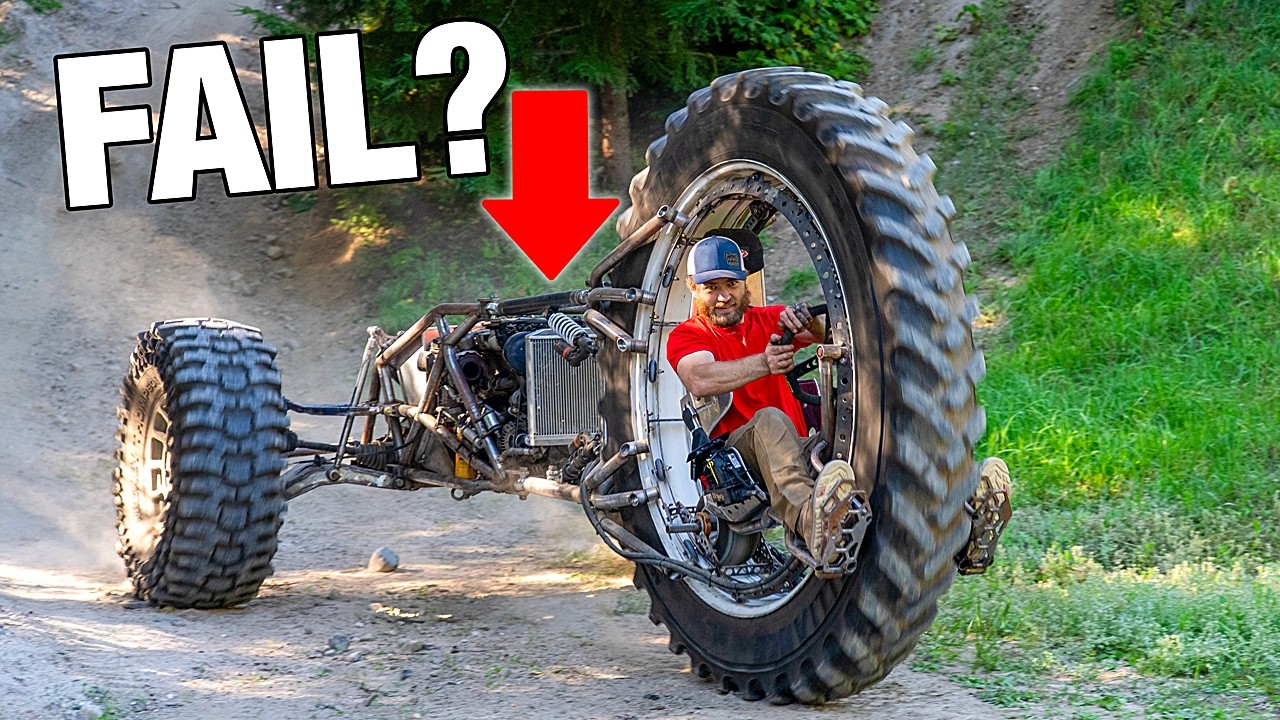 3WD tractor trike has a big problem! (Part 1)