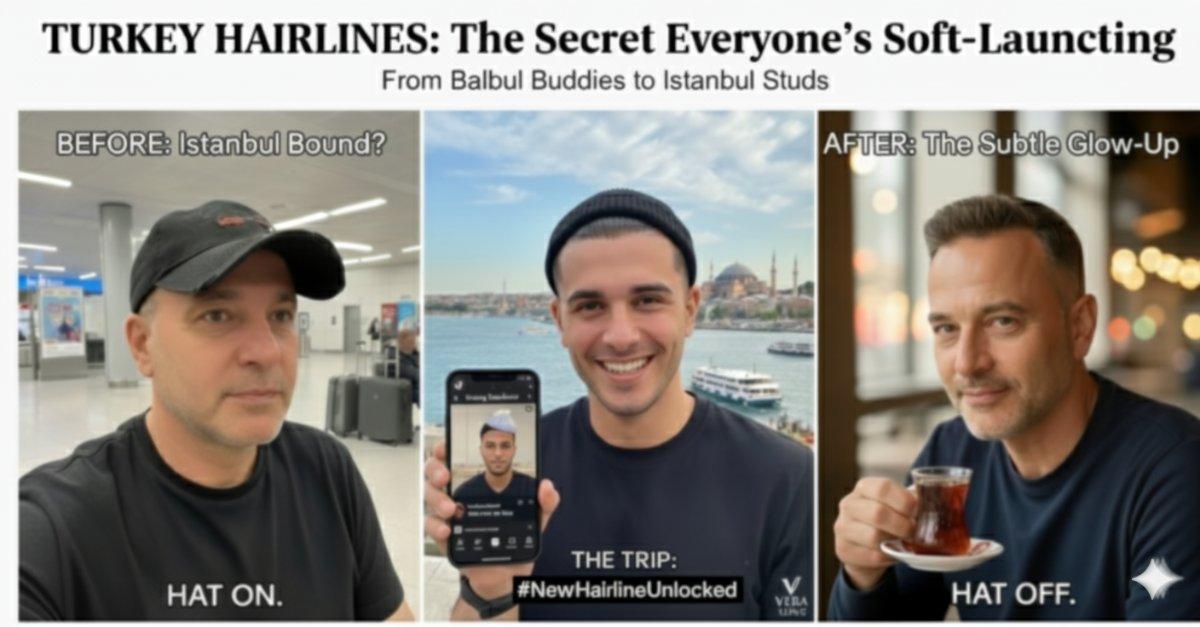 Why TikTok Guys Are Quietly Flying to Turkey With a Hat and Coming Back With a Hairline