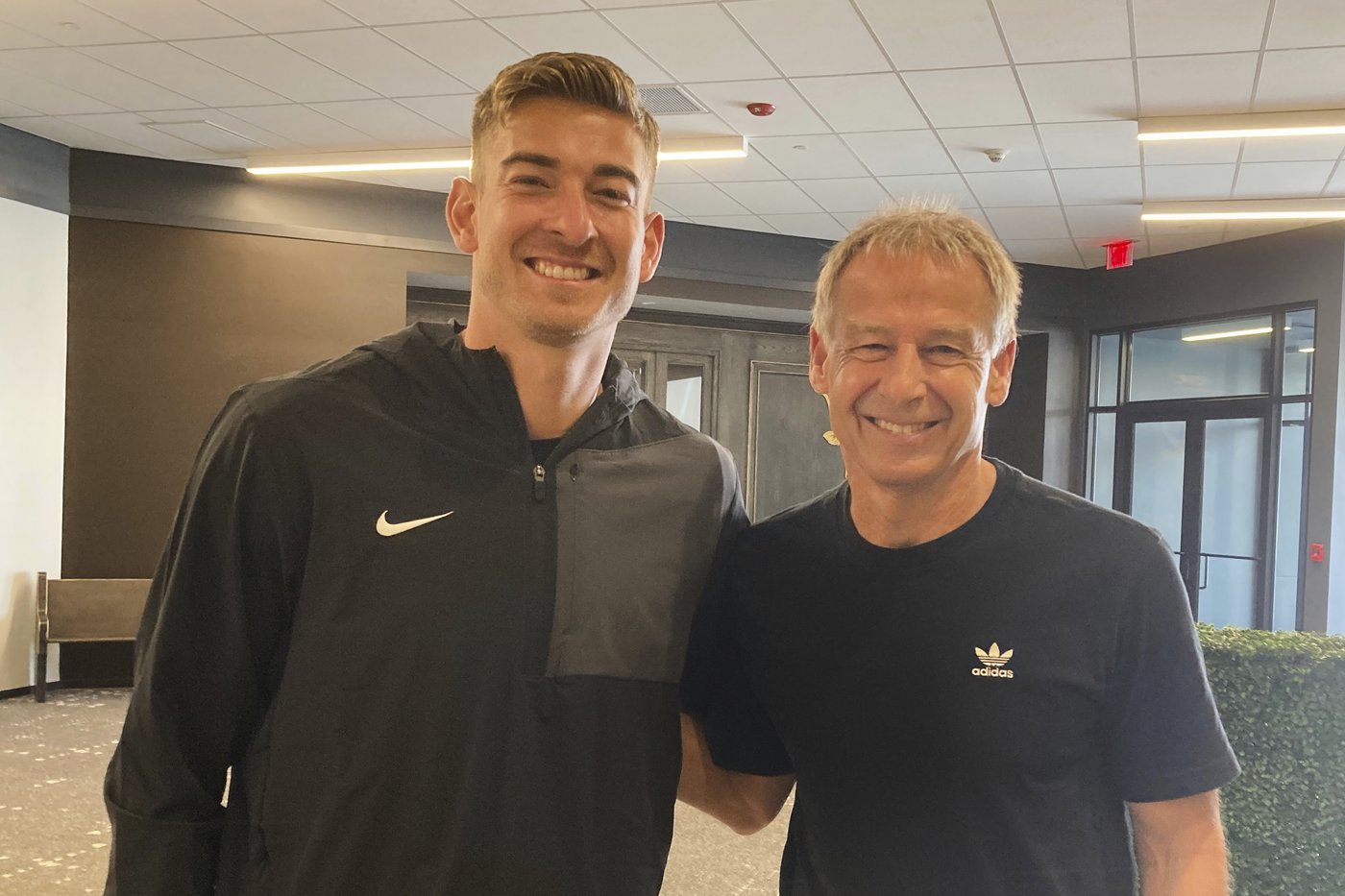 The sons have come out as Sebastian Berhalter, Jonathan Klinsmann vie ...