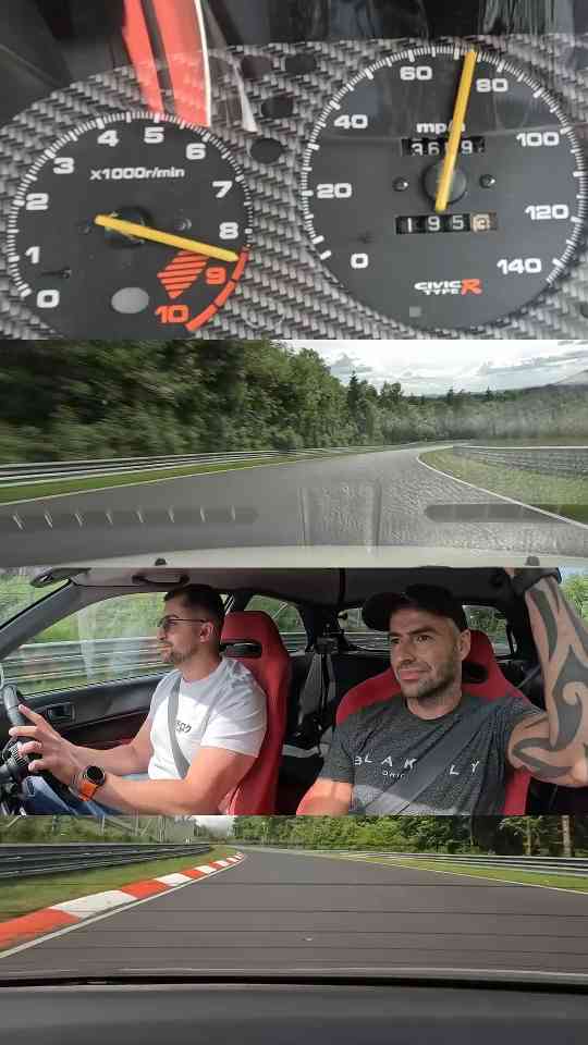 K20 EK9 Honda Civic Type R Unbanned Nürburgring