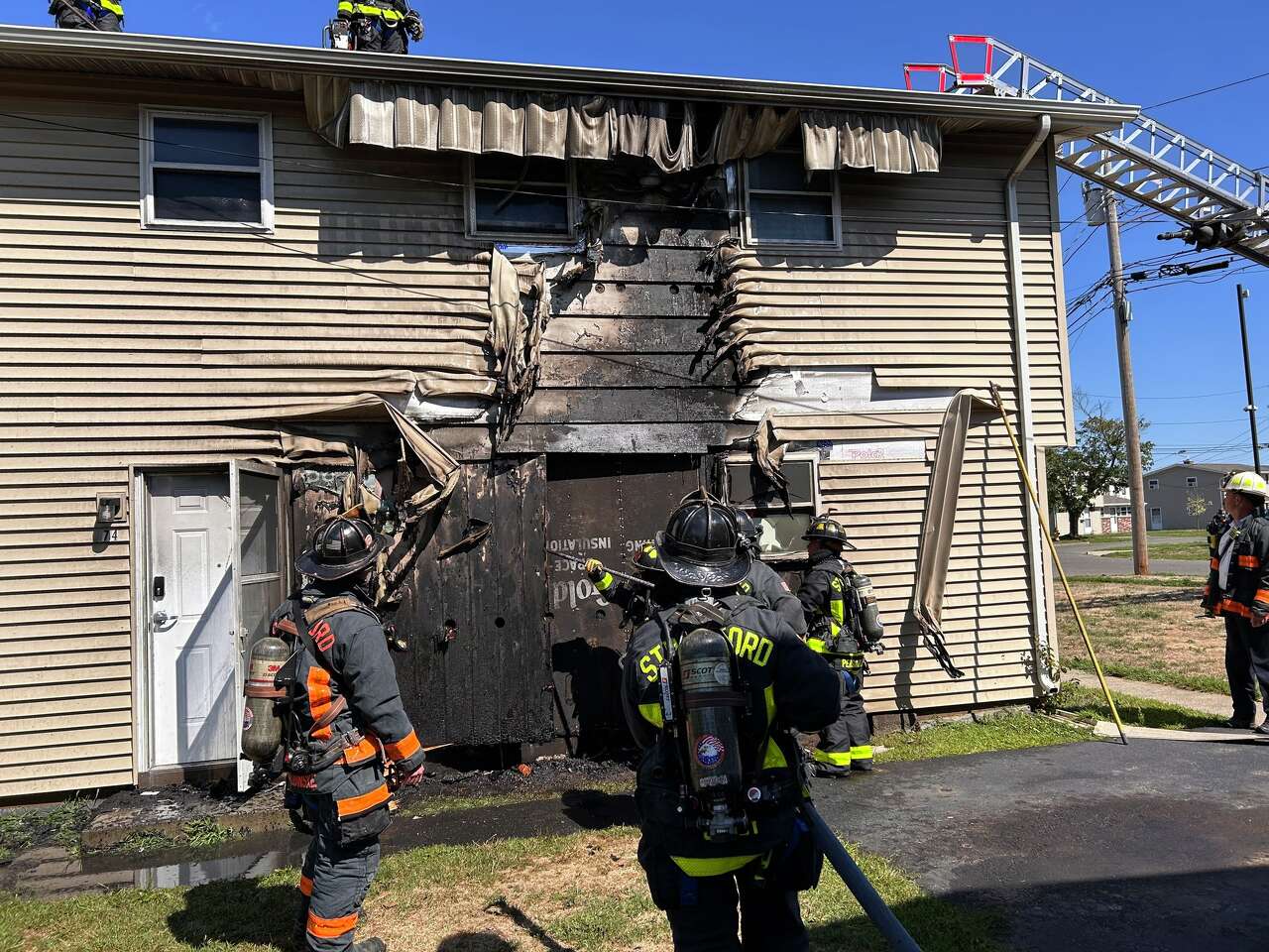 Stratford firefighters extinguish blaze at McPadden Drive multi-family home