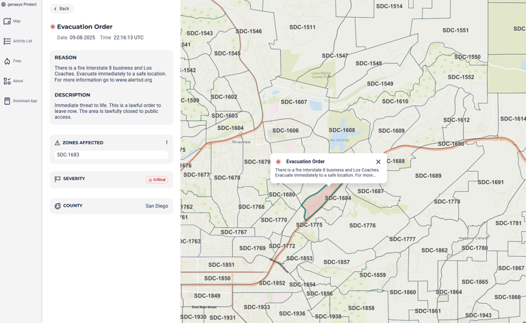 Evacuation order issued for Lakeside brush fire
