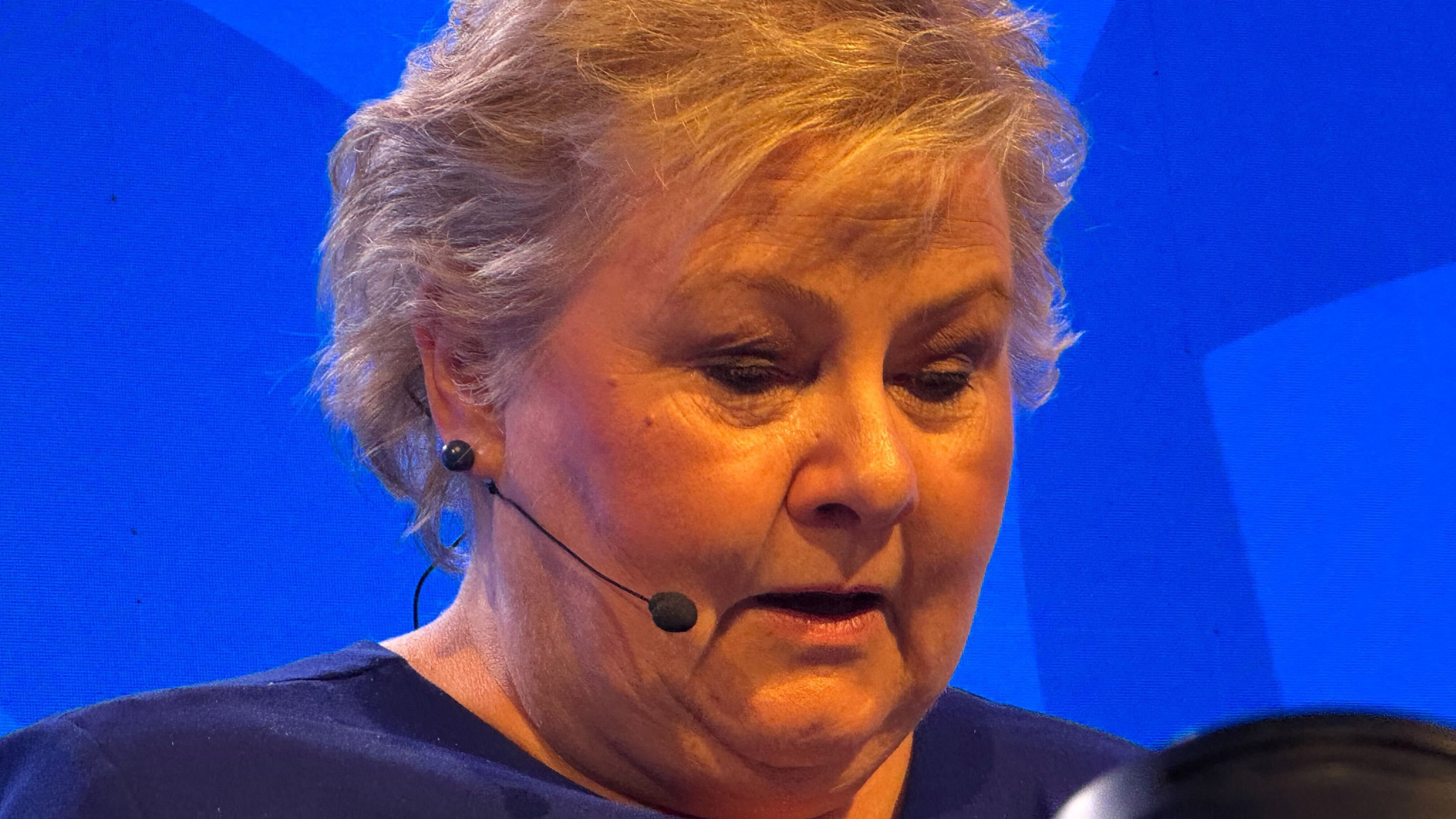 Erna Solberg: – Havnet i en skvis mellom Ap og Frp