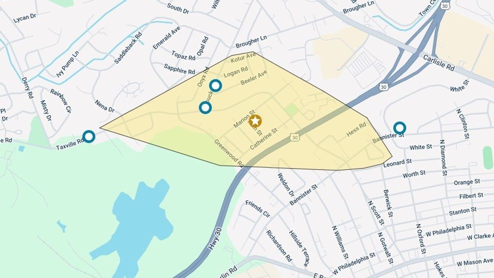 Power restored to hundreds in West York after reported Met-Ed outage