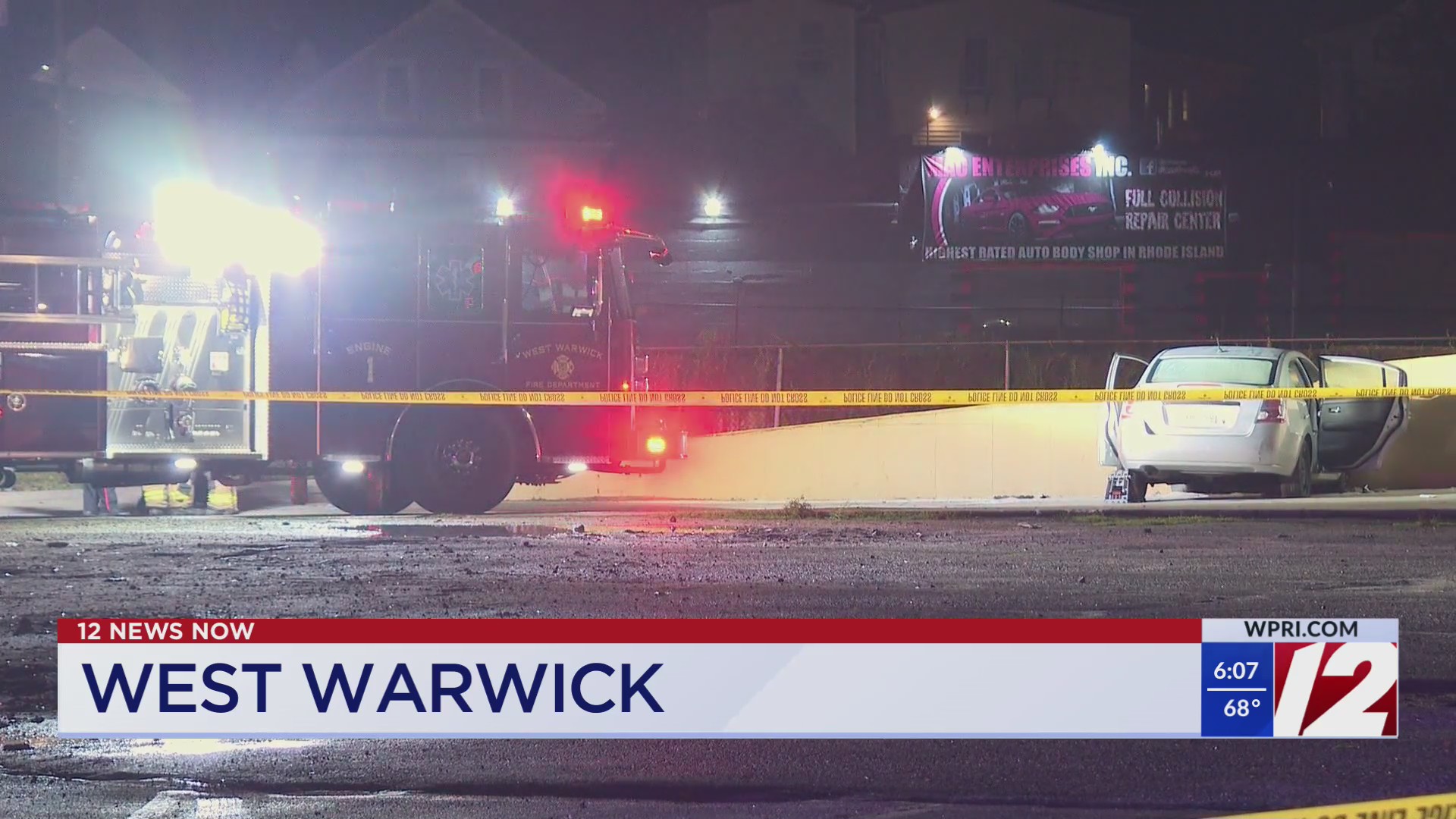 Man dies after crashing car into wall