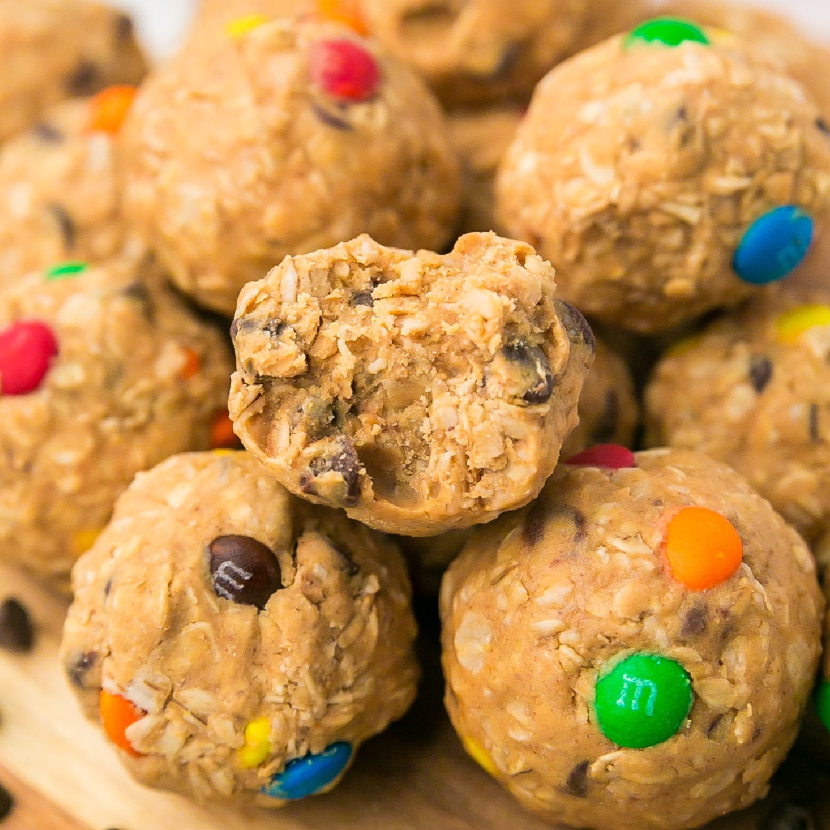 Monster Cookie Energy Balls (No Bake!)