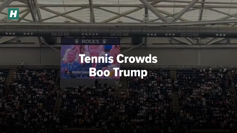Tennis Crowds Boo Trump