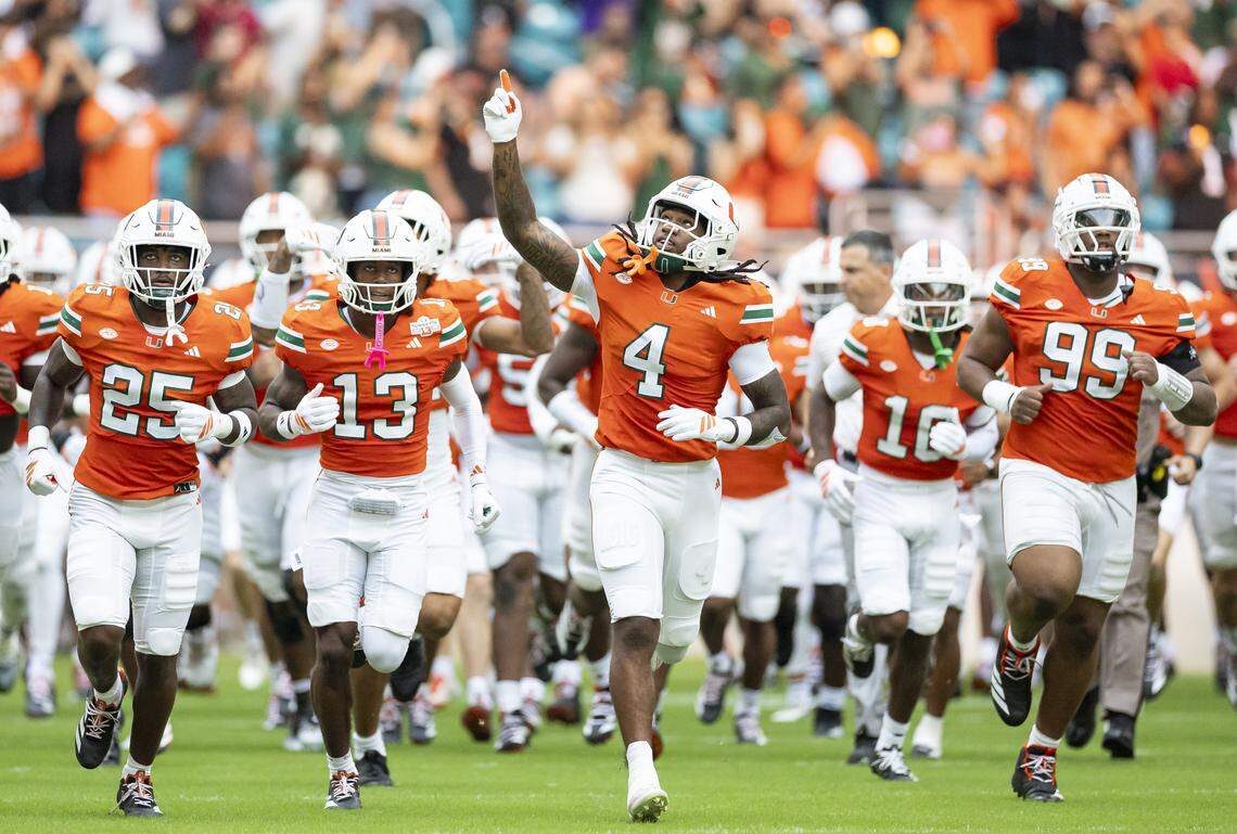 Miami Hurricanes' home game vs. Florida Gators will be a night game ...