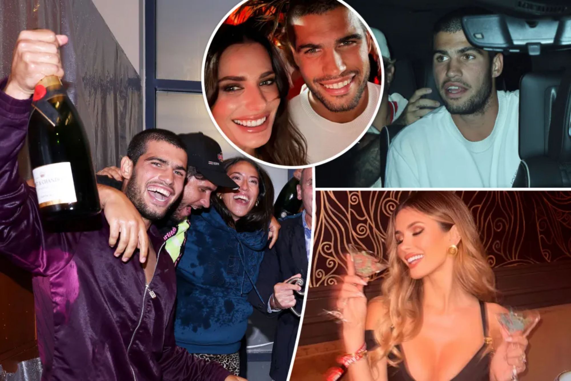 Carlos Alcaraz parties with models after US Open triumph