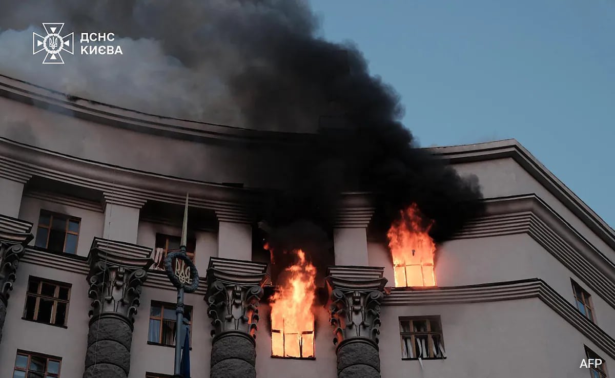 Ukraine Says Russia Fired Ballistic Missile At Kyiv Government Building
