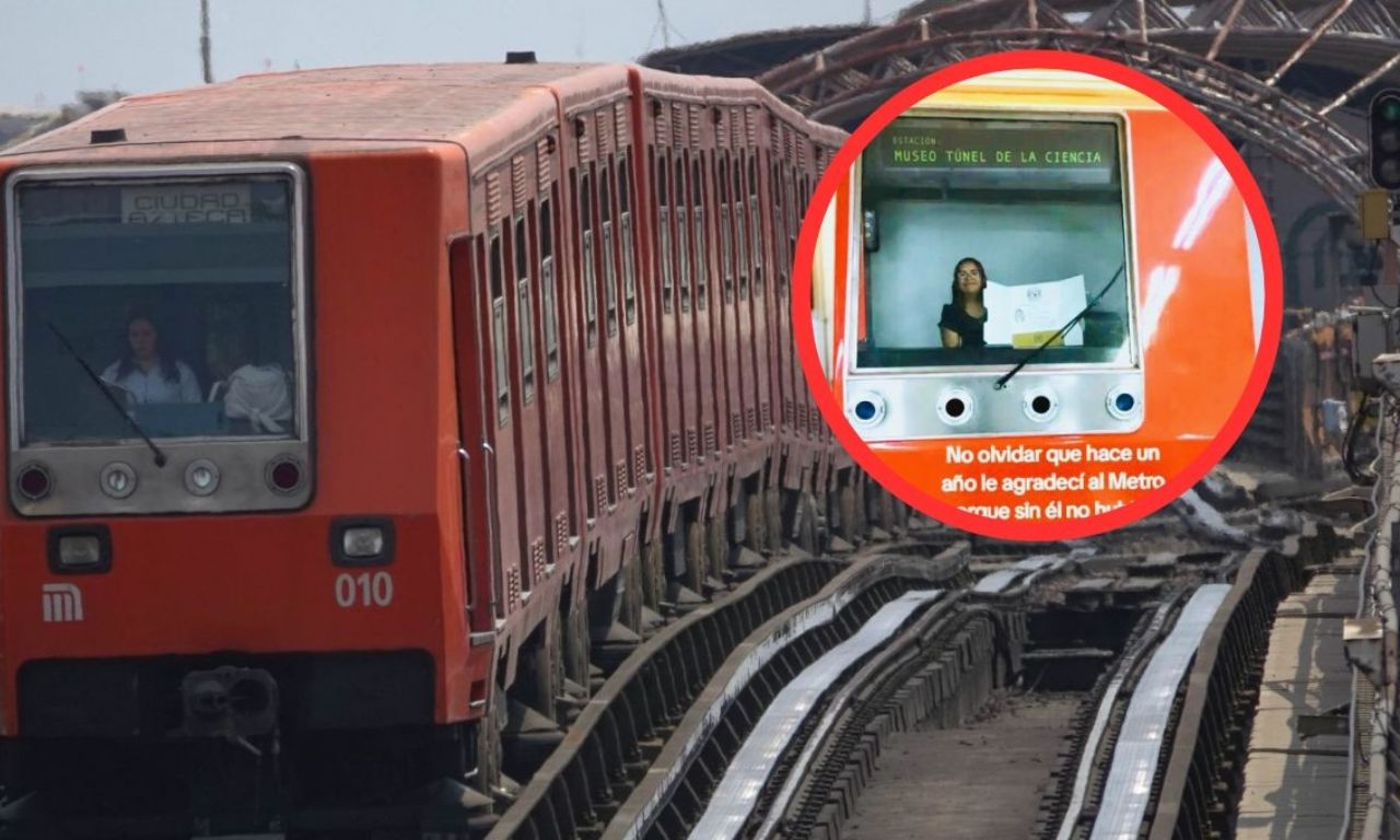 Estudiante agradece al Metro de la CDMX por haberse titulado y se hace ...