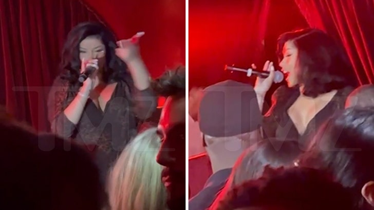 Cardi B Performs at US Open After Party, Lenny Kravitz and Jamie Foxx ...