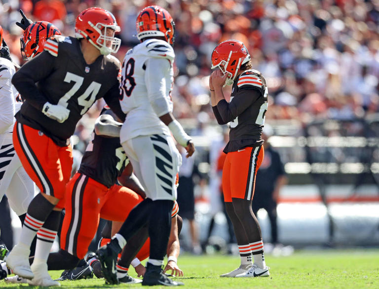 Browns without obvious plan B at kicker as Andre Szmyt’s debut goes ...