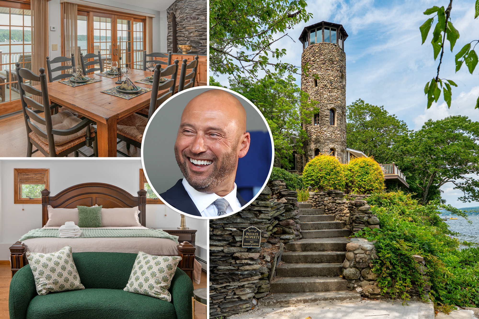 Derek Jeter’s former castle-style guesthouse is now a $1,300-per-night Airbnb rental