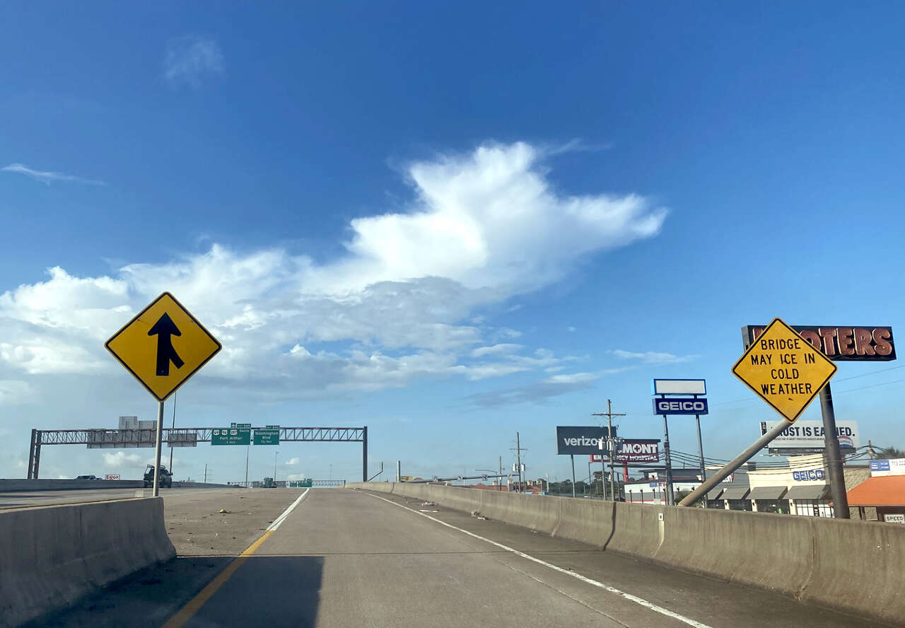 Light traffic on Beaumont highways