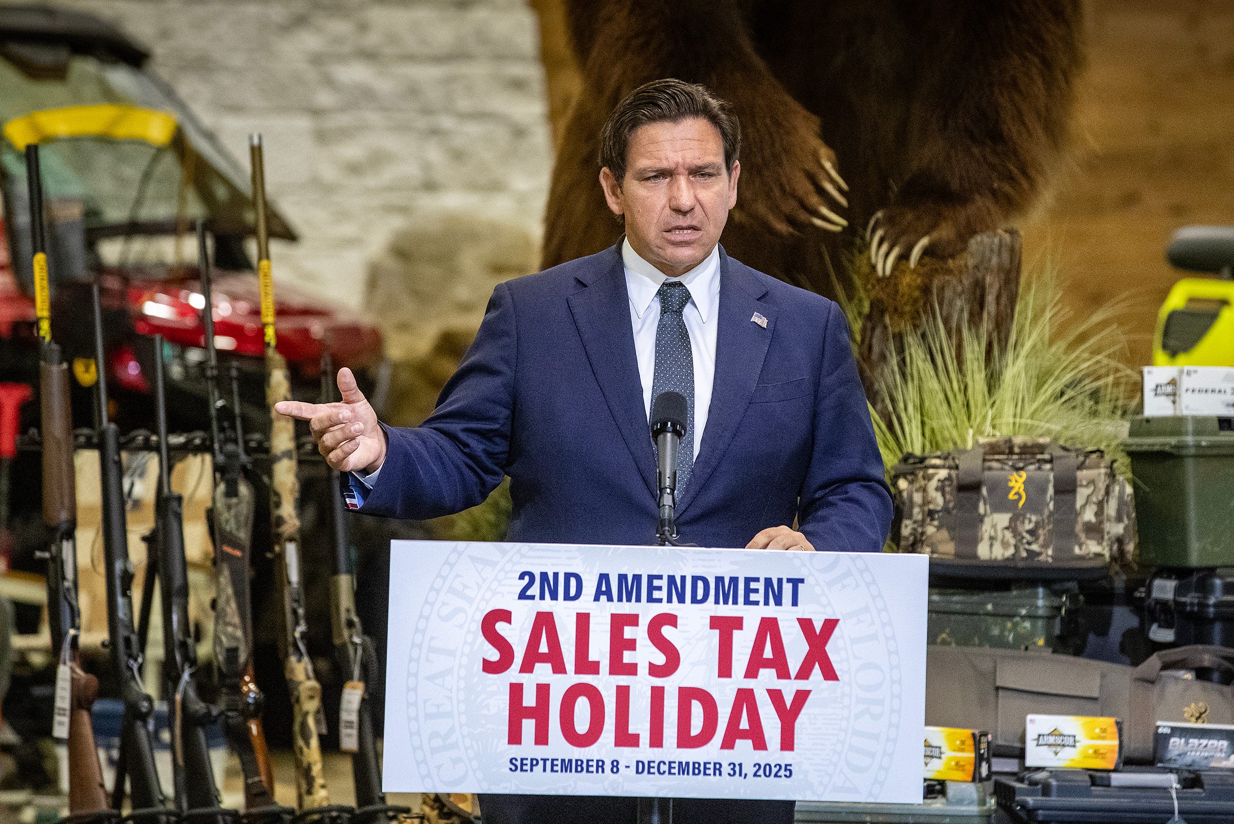 DeSantis announces 'Second Amendment' tax holiday, renews push for open ...