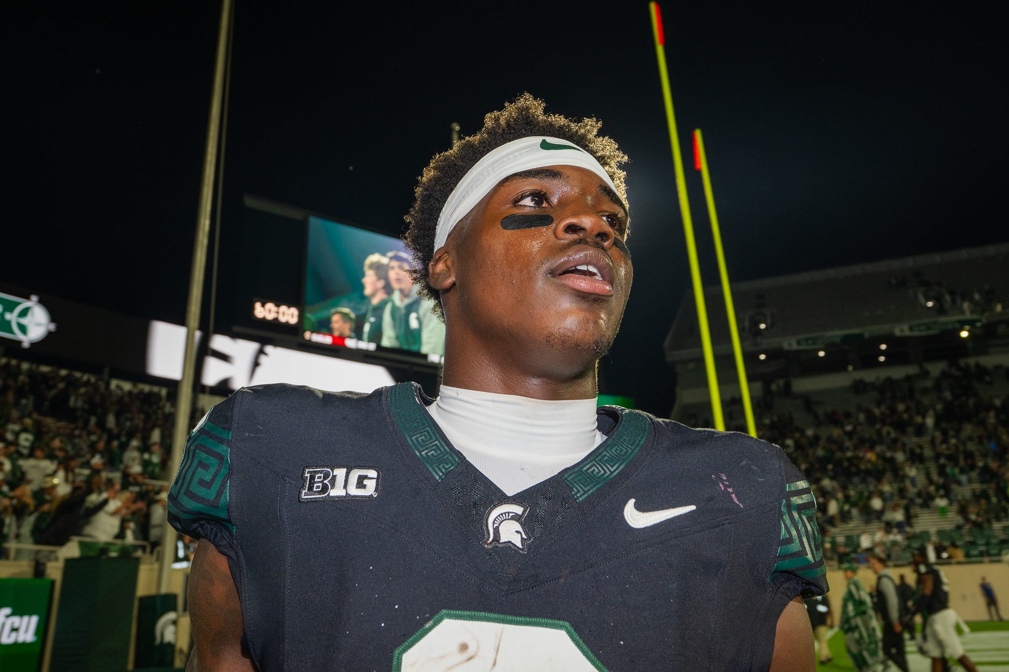 Michigan State football gets huge boost as star WR Nick Marsh cleared ...