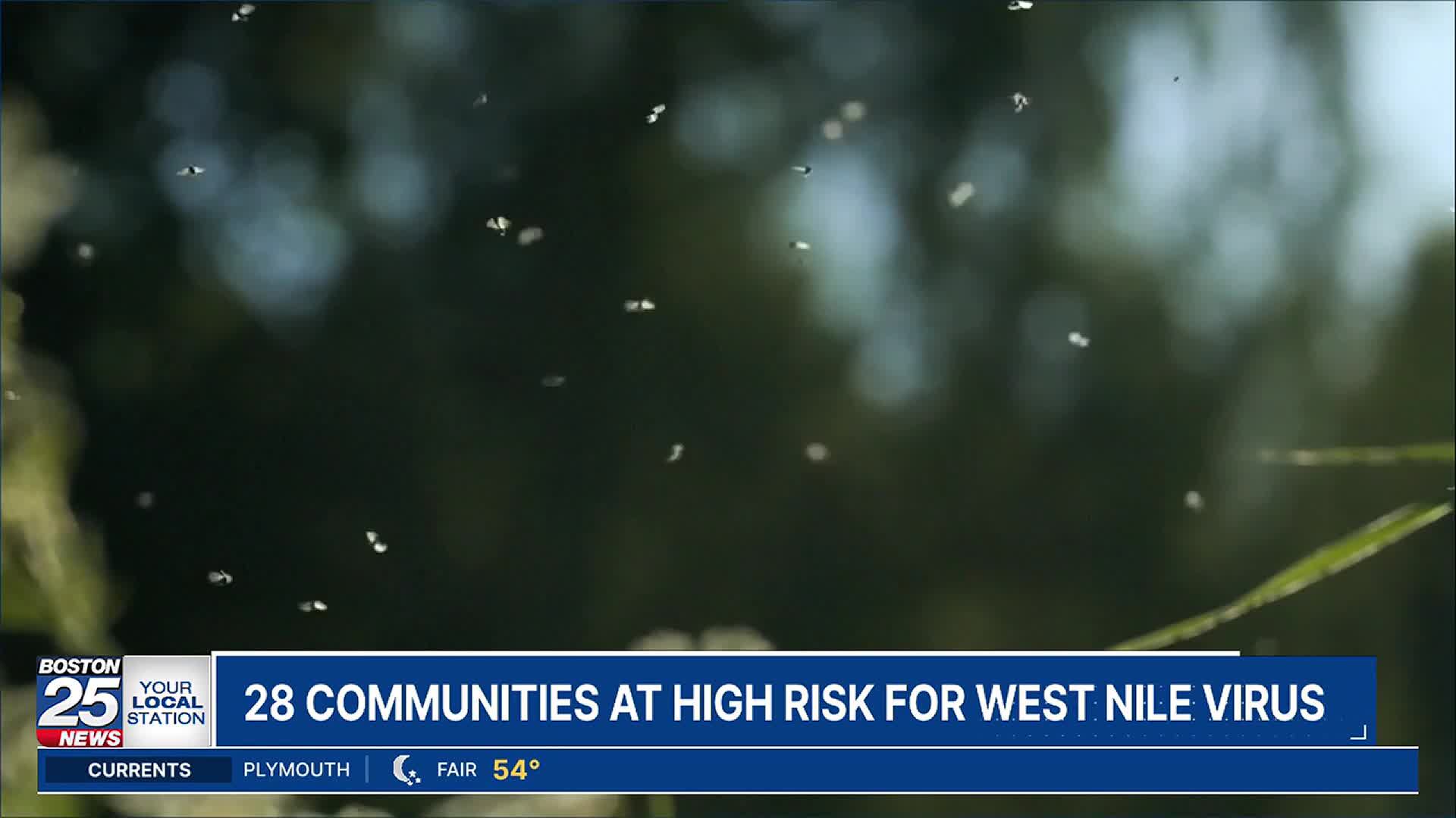 28 Mass. communities now at high risk for West Nile virus. See the list