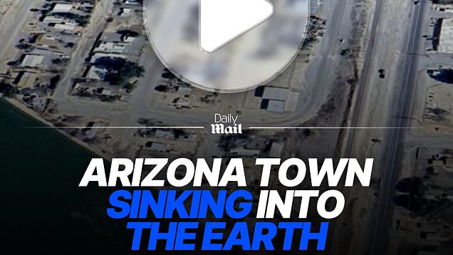Arizona town sinking into the earth