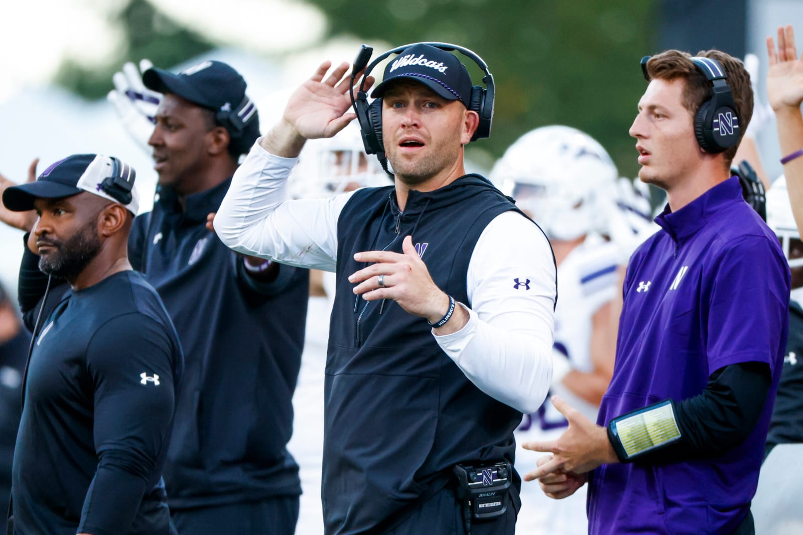 Northwestern Coach David Braun Talks Oregon