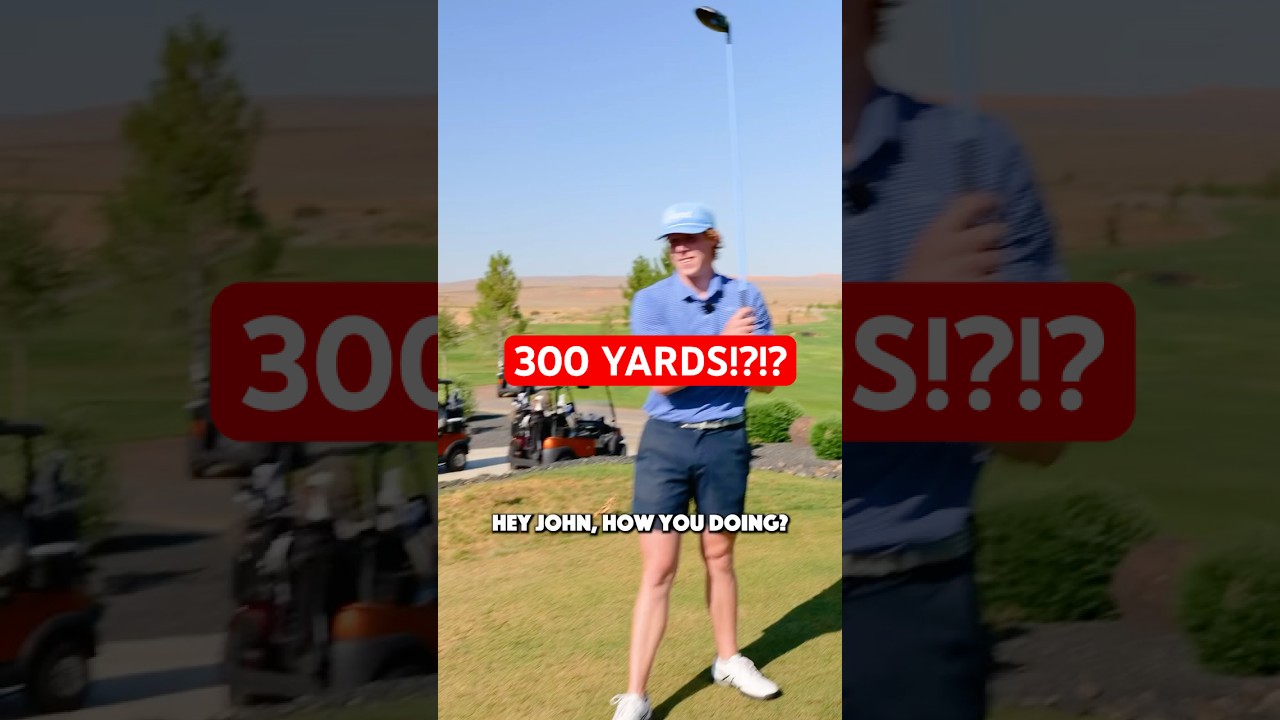Can John really hit 300 yards? Find out!