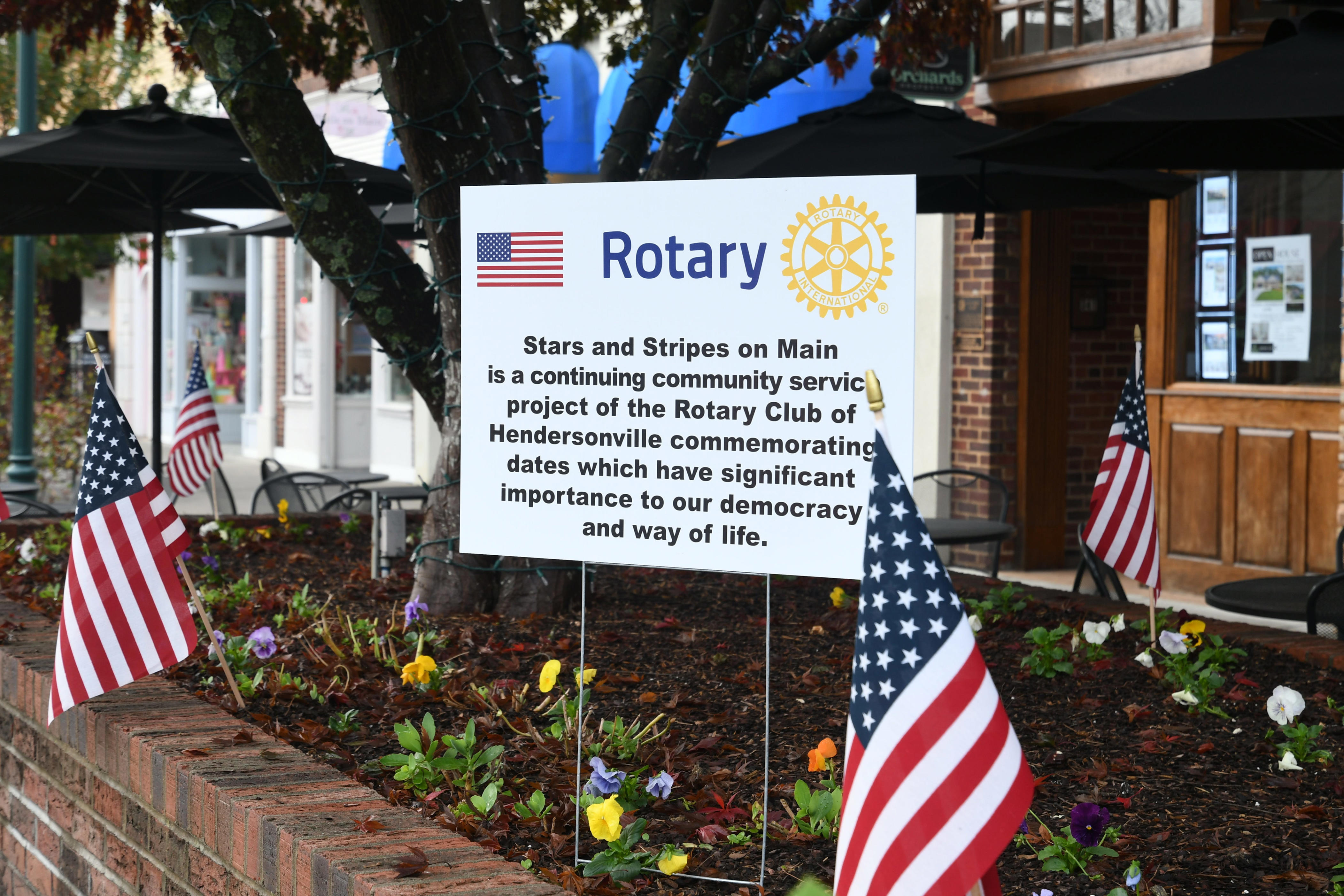 Rotary Club to line Hendersonville Main St. with flags on 9/11 ...