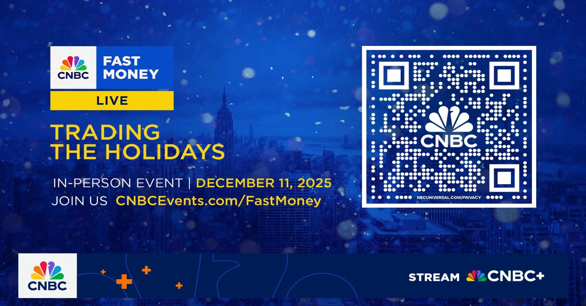 Fast Money Live 'Trading the Holidays' event tickets on sale now