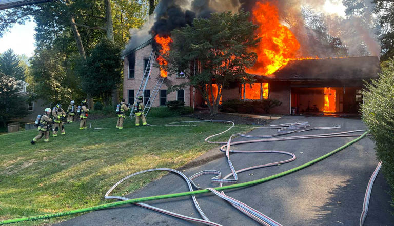 Fire Erupts In Virginia Neighborhood As Home Explodes In Flames (PHOTOS)