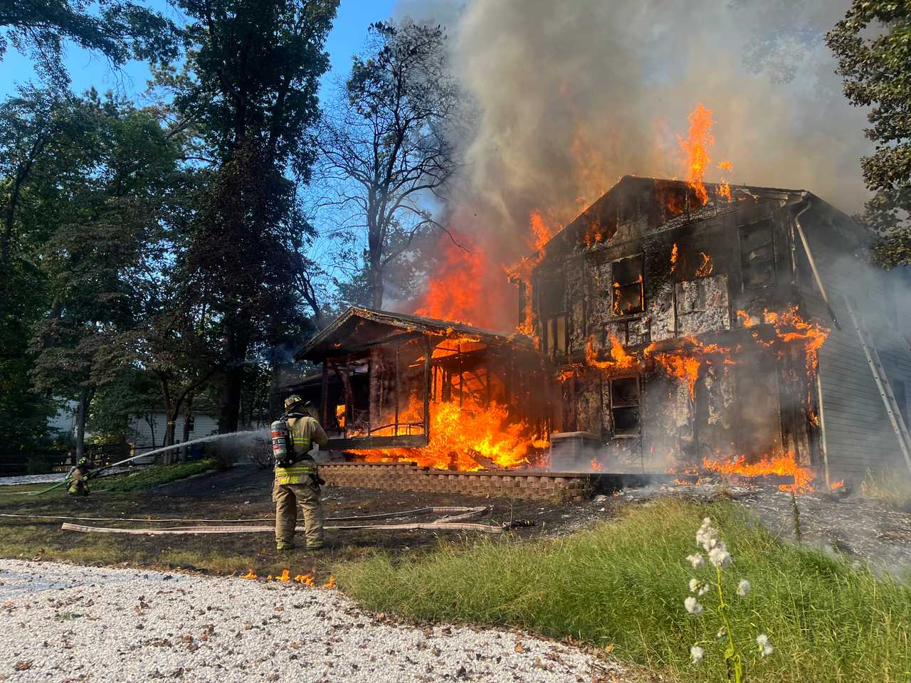 Fire Erupts In Virginia Neighborhood As Home Explodes In Flames (PHOTOS)