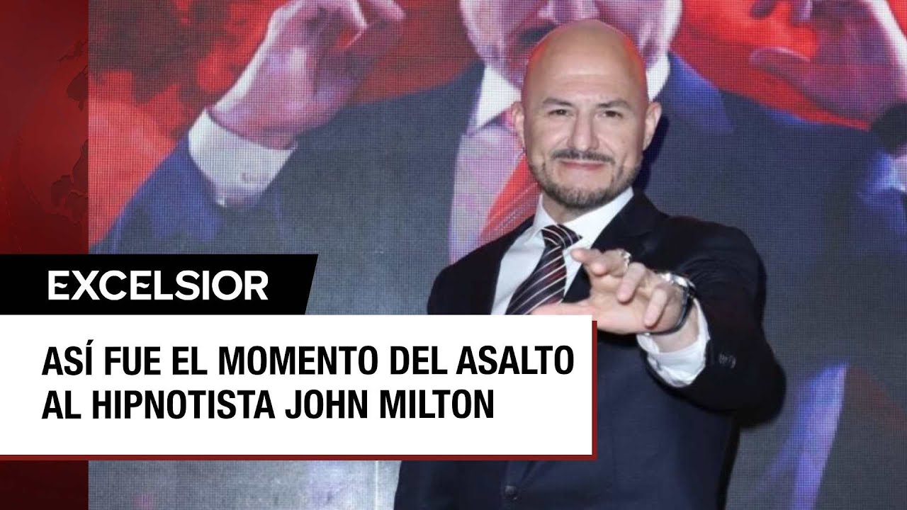Difunden video del asalto al hipnotista John Milton en Culiacán