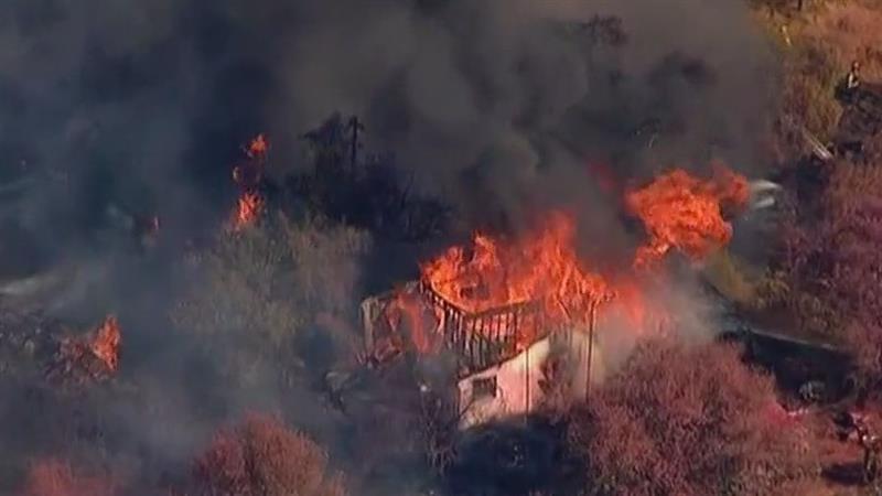 Evacuations lifted for Lakeside fire that burned several homes