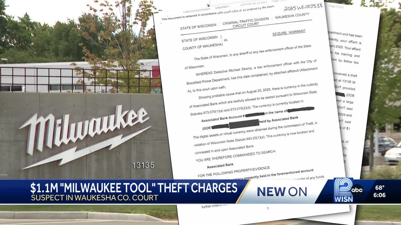 Former Milwaukee Tool employee accused of stealing over $1 million in ...
